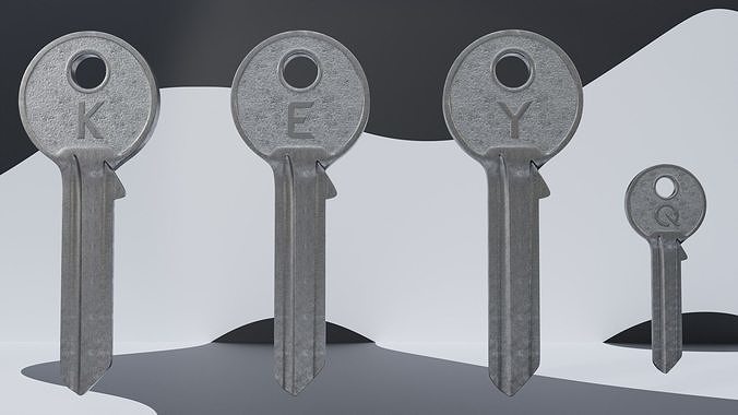 3D model Key without Teeth VR / AR / low-poly | CGTrader