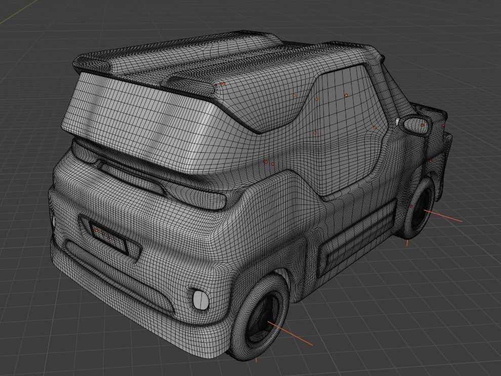 Alveus Mini Electric Vehicle Car Concept 3D model | CGTrader