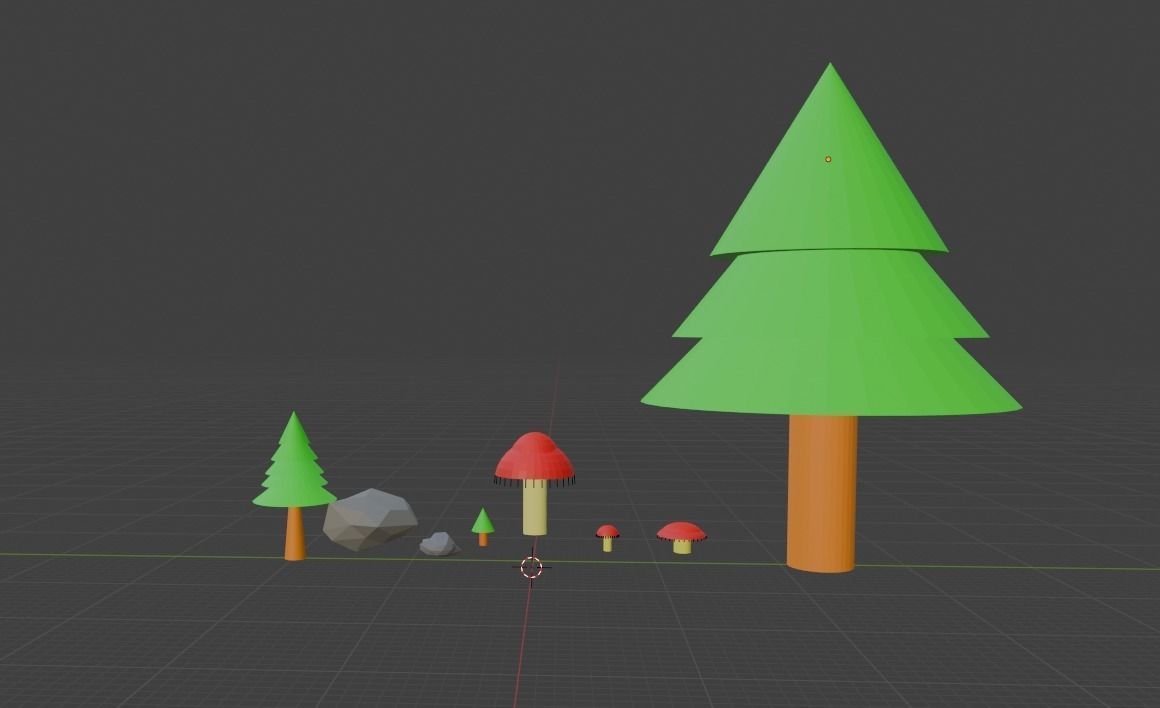 low polly forest pack 3D model | CGTrader