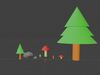 low polly forest pack 3D model | CGTrader