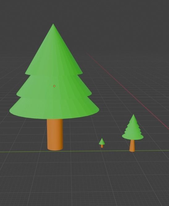 low polly trees 3D model | CGTrader
