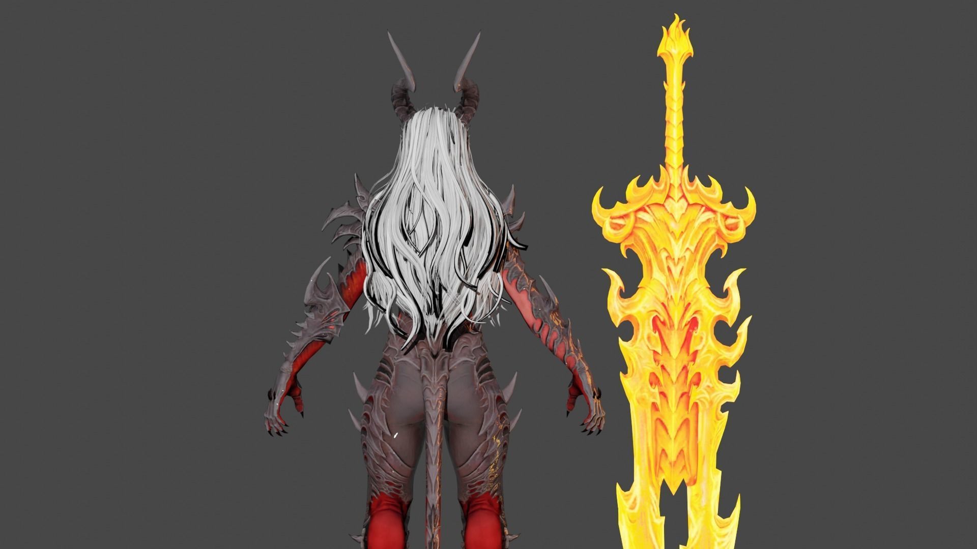 Darkchylde 3D model rigged | CGTrader