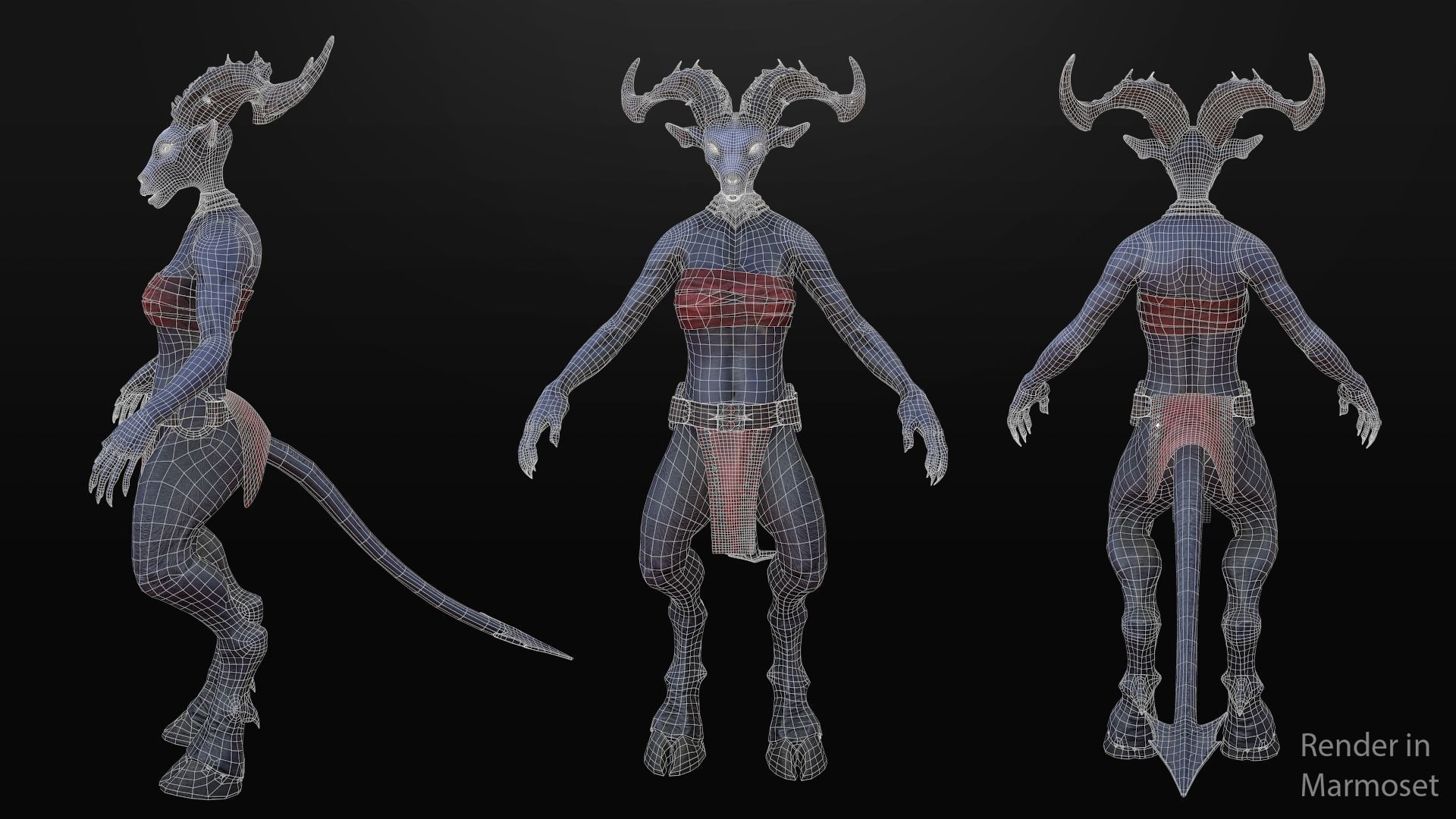 3D model Satyr - Game Ready VR / AR / low-poly | CGTrader