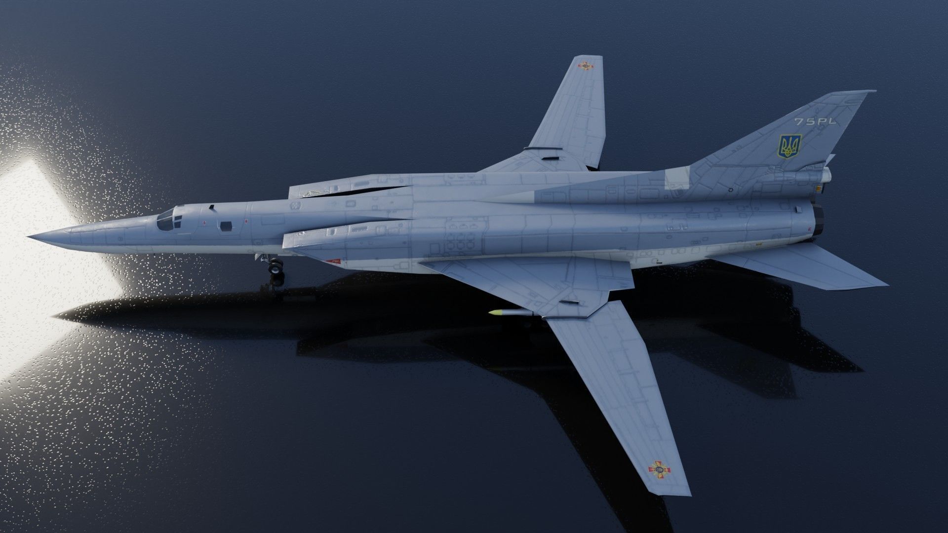 3D model Tupolev Tu-22M3 Backfire VR / AR / low-poly | CGTrader