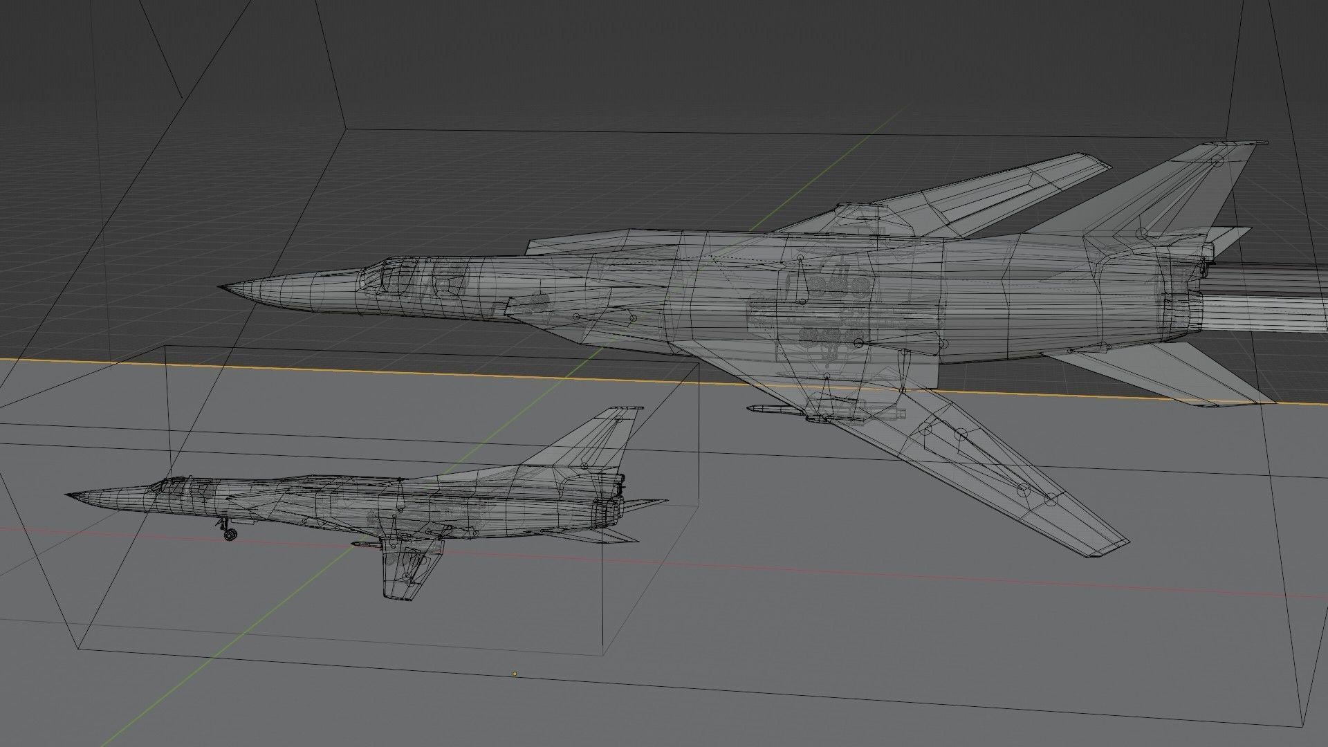 3D model Tupolev Tu-22M3 Backfire VR / AR / low-poly | CGTrader