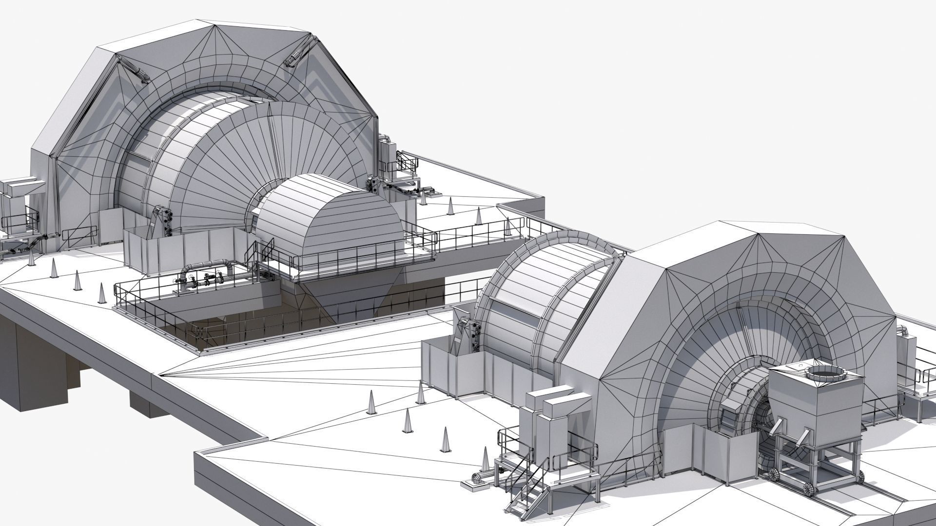 3D model Mining Grinding Mills VR / AR / low-poly | CGTrader