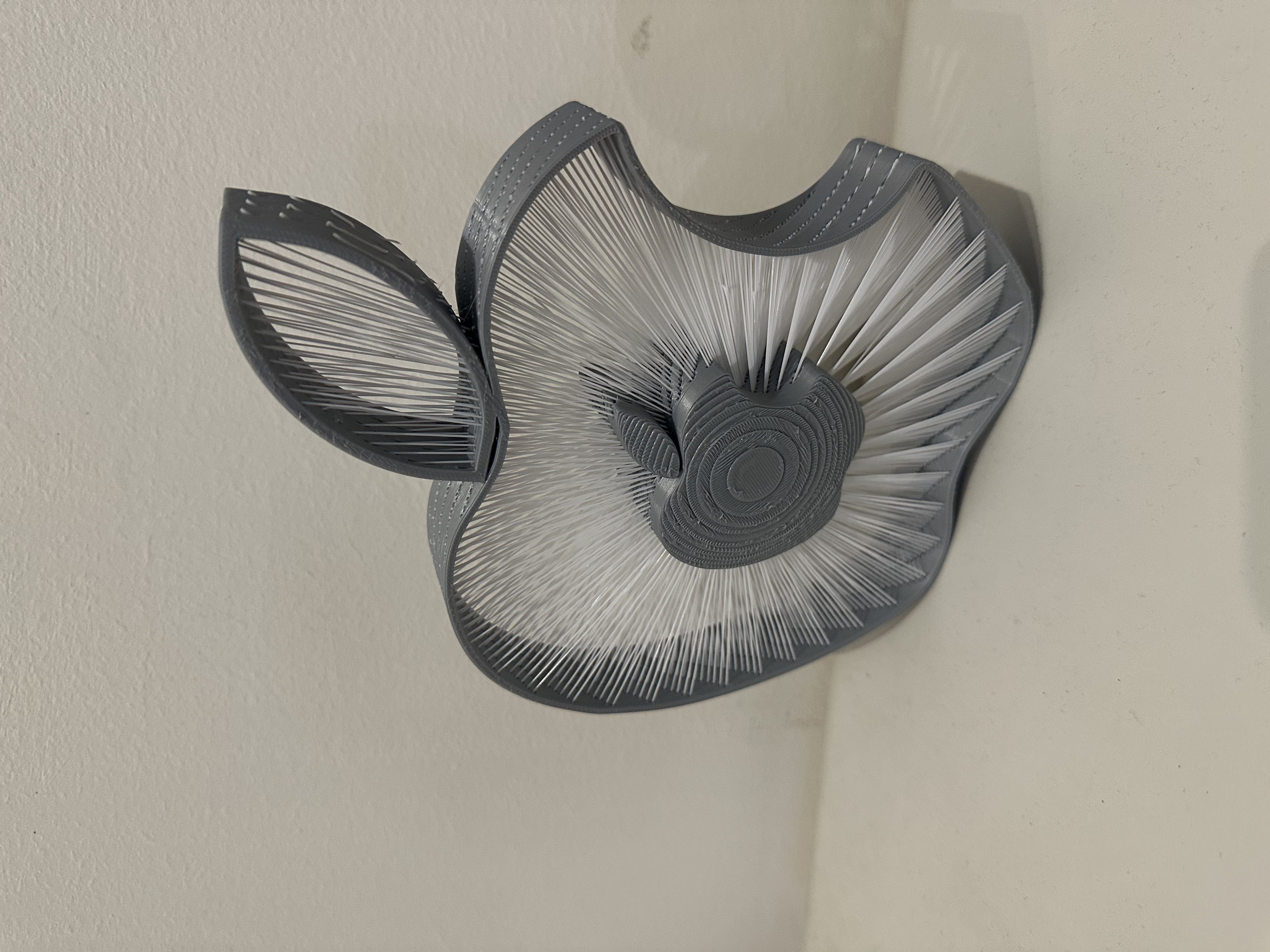 apple string art 3D model 3D printable | CGTrader