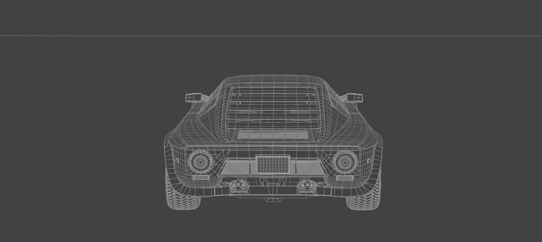 3D model 80s-70s mid-engine supercar VR / AR / low-poly | CGTrader