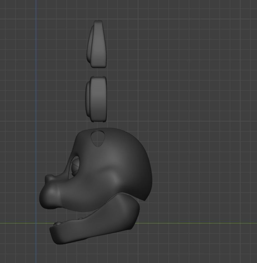 FNAF 1 Wearable Bonnie Head High Quality Source-Accurate files 3D model ...