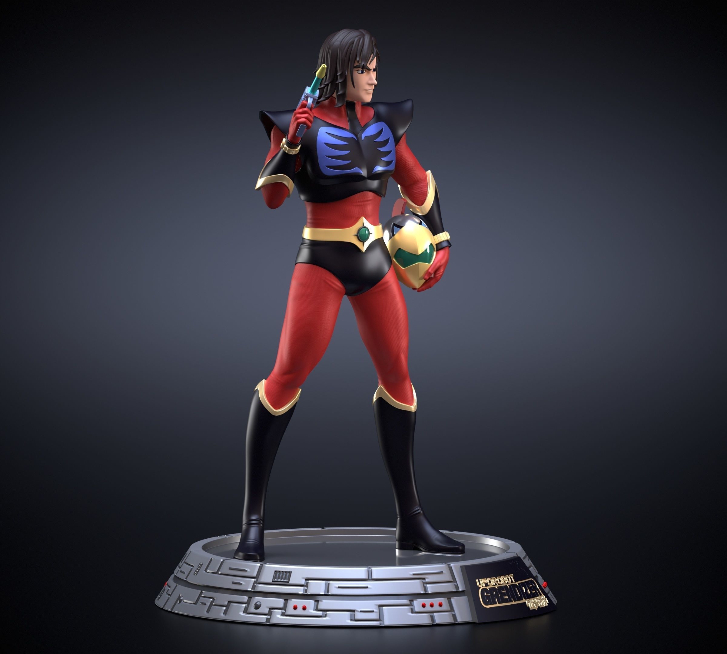 Actarus Duke Fleed V3 3D model 3D printable | CGTrader