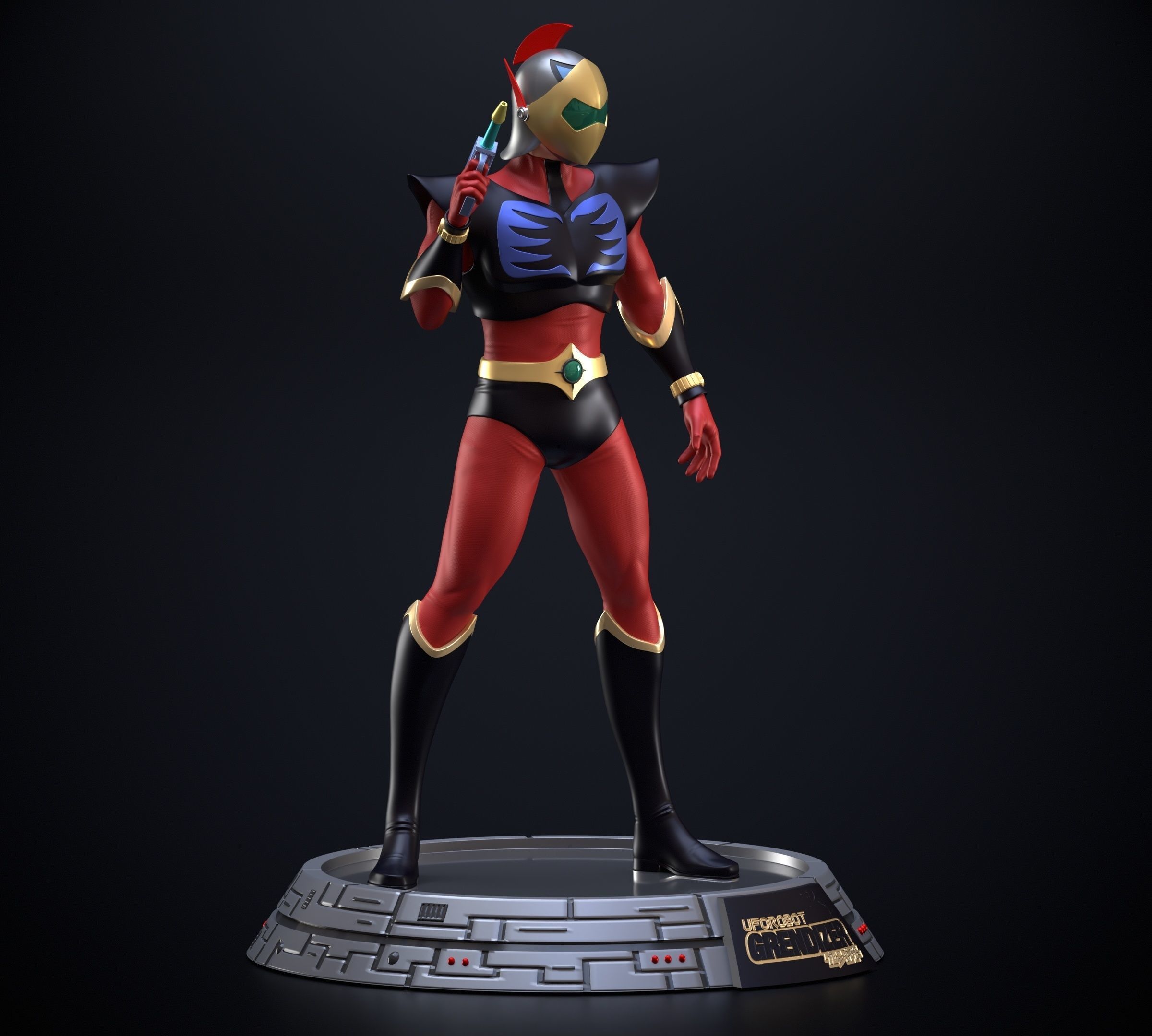 Actarus Duke Fleed V3 3D model 3D printable | CGTrader