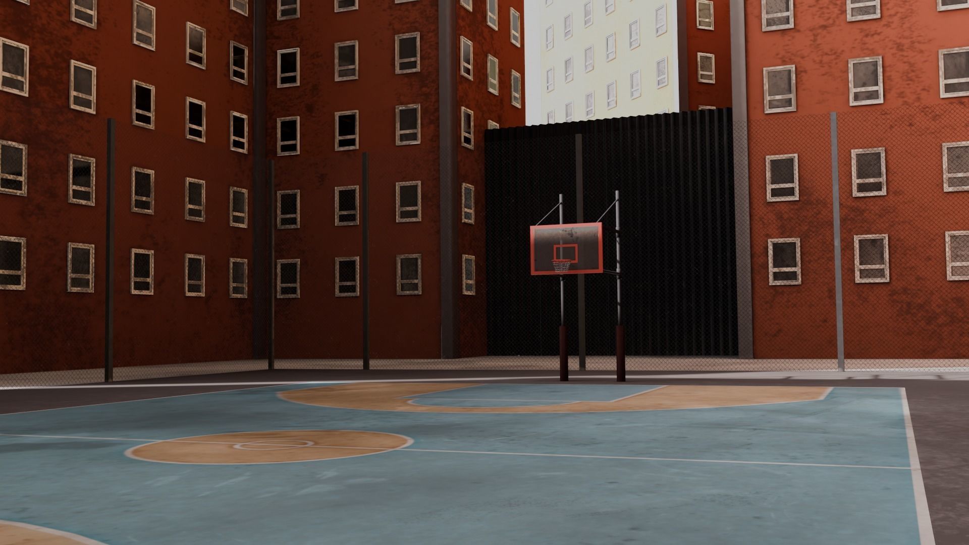 VR Basketball Court free VR / AR / low-poly 3D model | CGTrader
