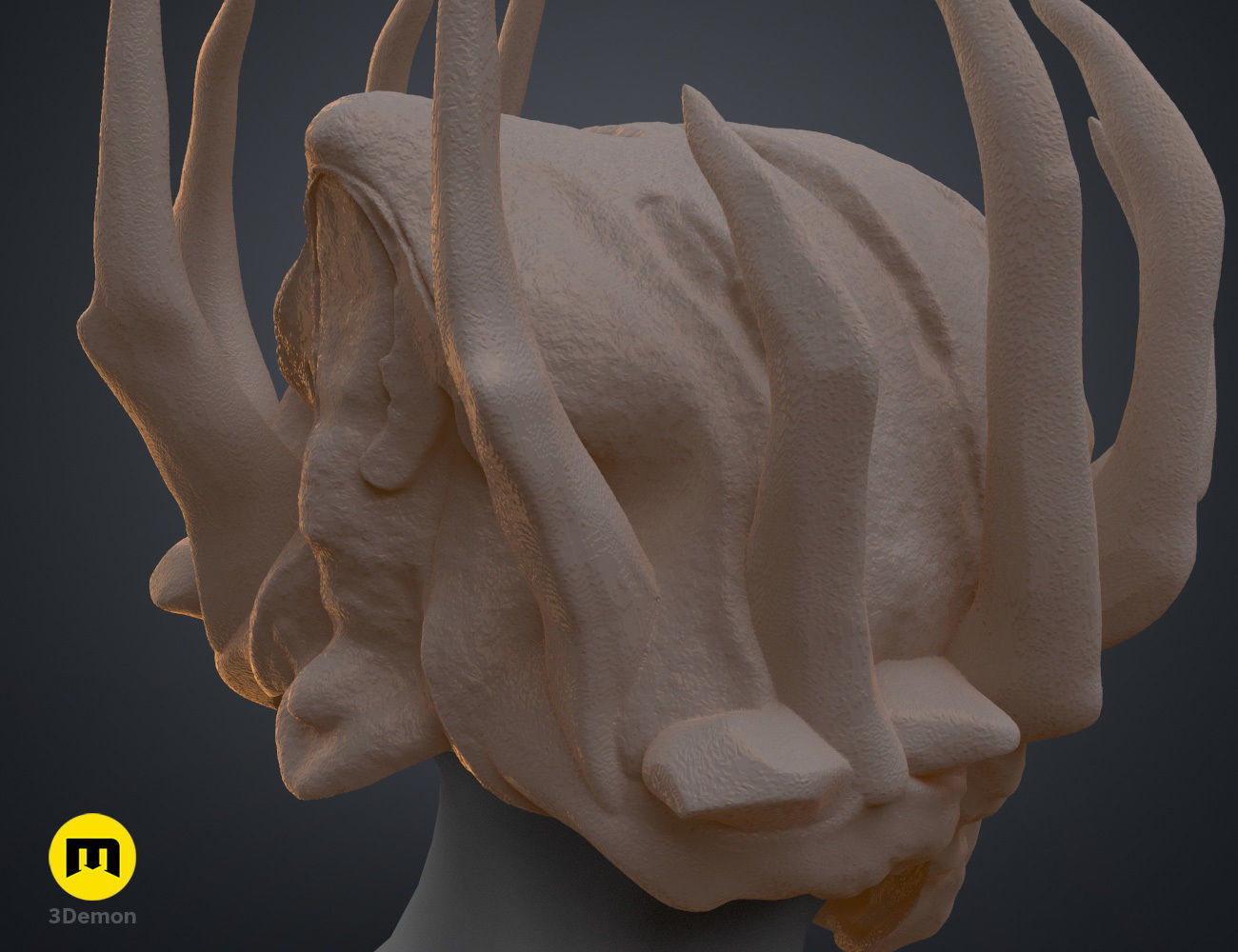 Nidus Prion Helmet - Warframe 3D model 3D printable | CGTrader