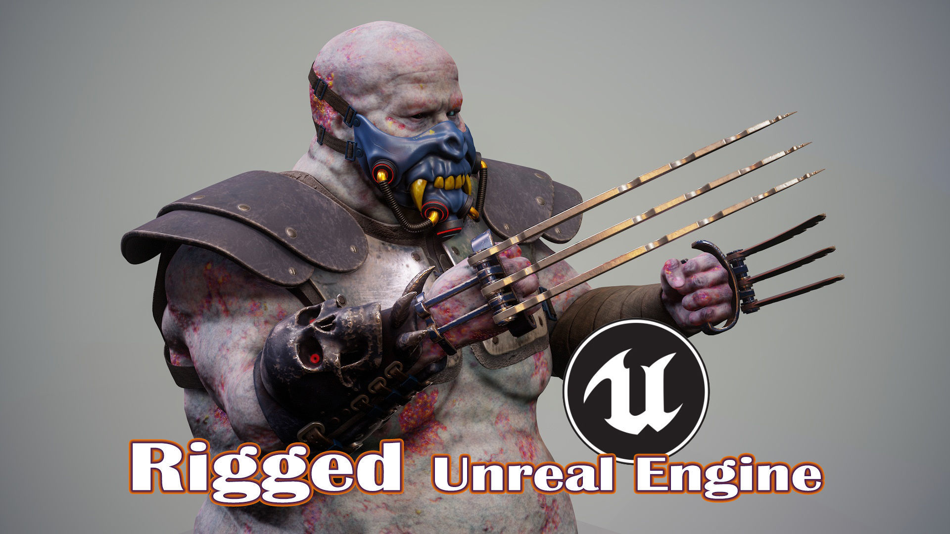 3D model Realistic Cyber Zombies 01 VR / AR / low-poly | CGTrader