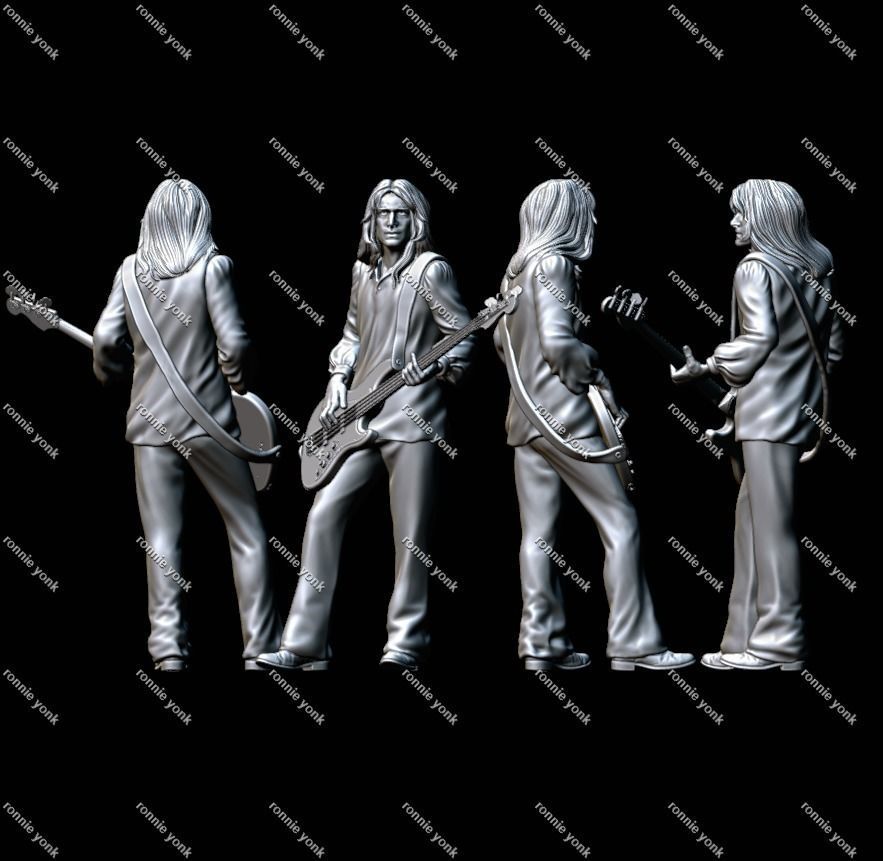 john paul jones - led zeppelin 3d printing 3D model 3D printable | CGTrader