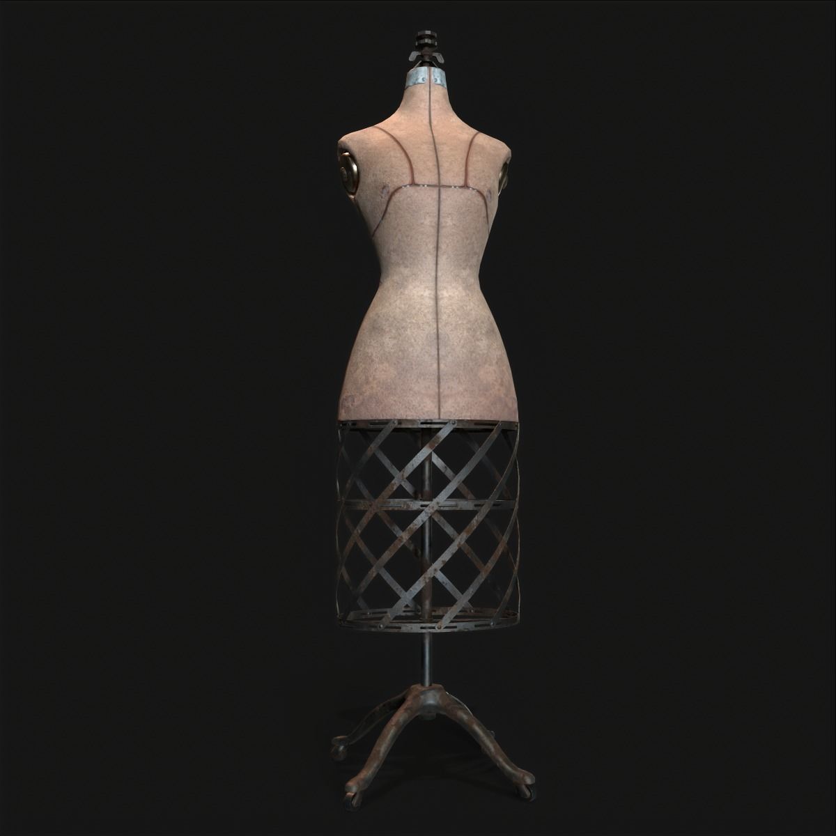 3D model PBR Vintage Mannequin VR / AR / low-poly | CGTrader