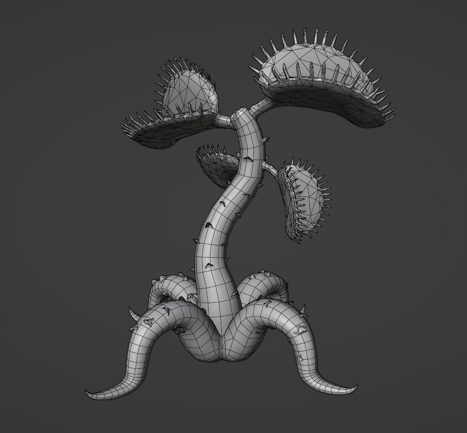 3D model Plant Monster pbr textured VR / AR / low-poly | CGTrader