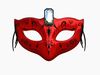 3D model Carnival Mask E12 Black Red - Costume Character Design VR / AR ...