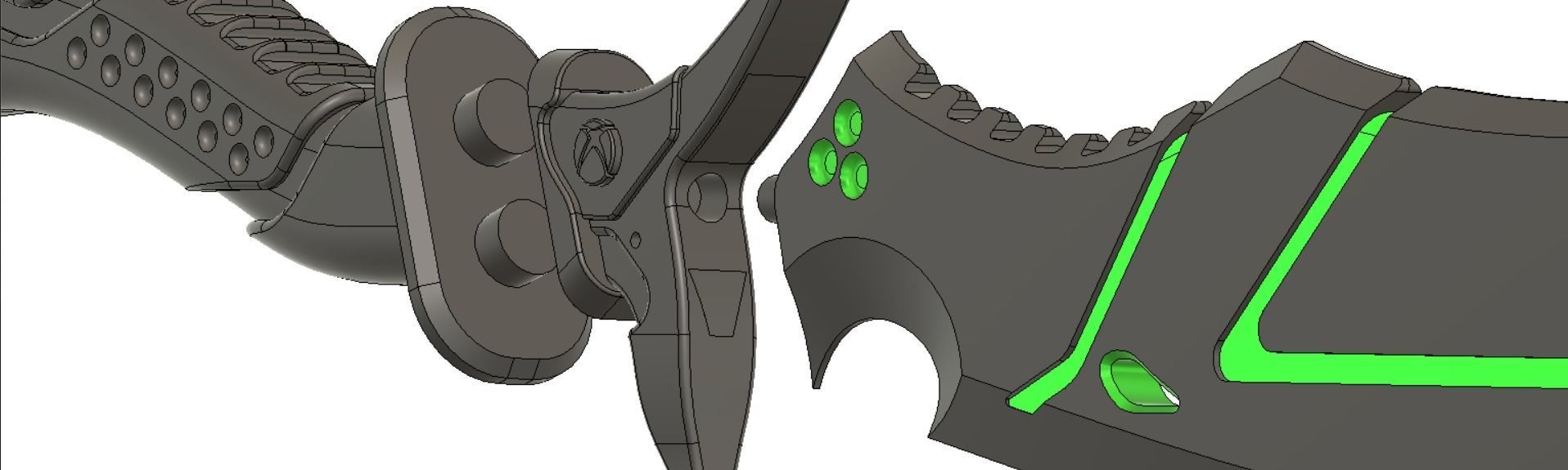 Cyberpunk Machete 3D STL 3D model 3D printable | CGTrader