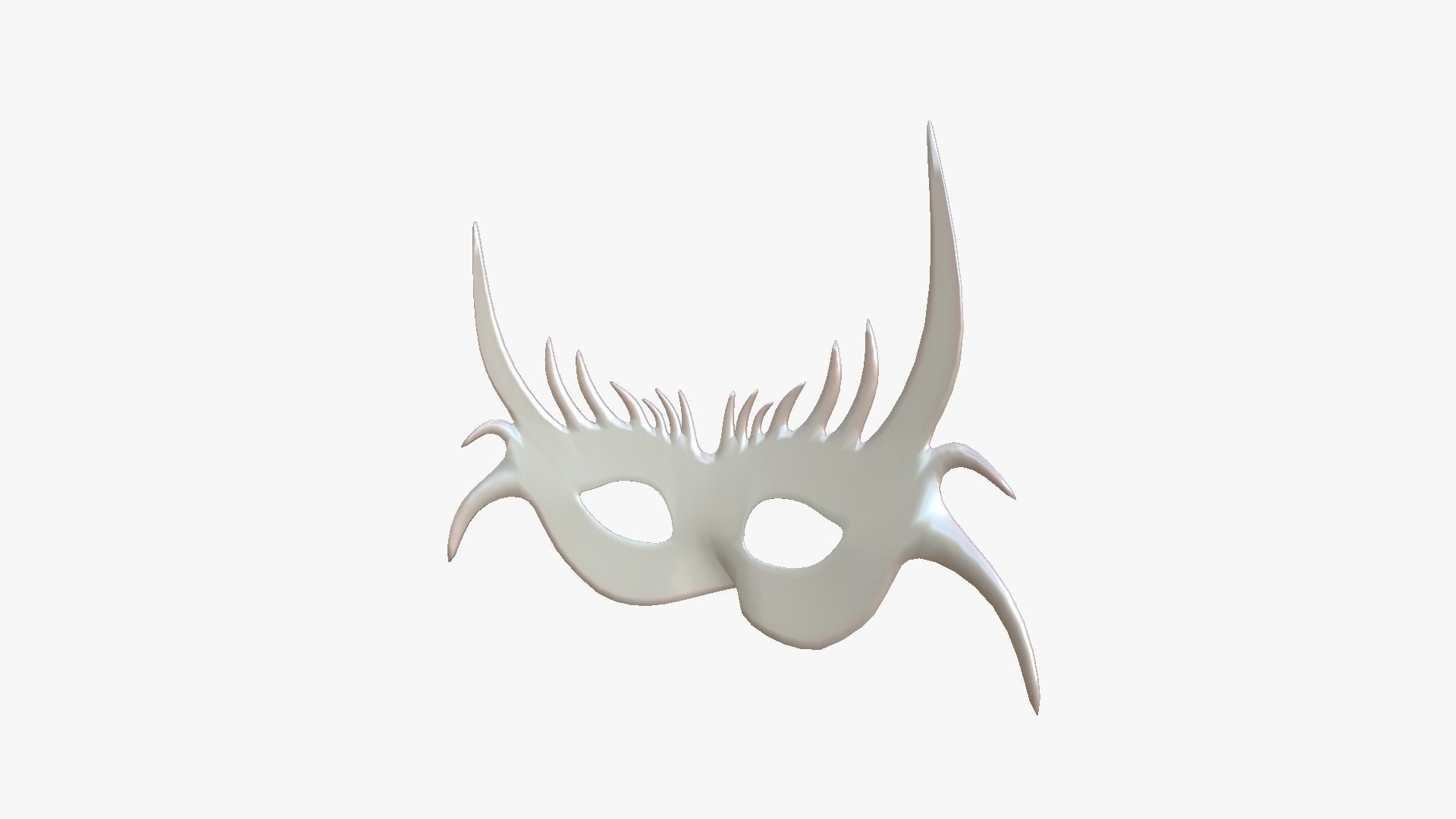 3D model Carnival Mask G11 White Red - Costume Character Design VR / AR ...