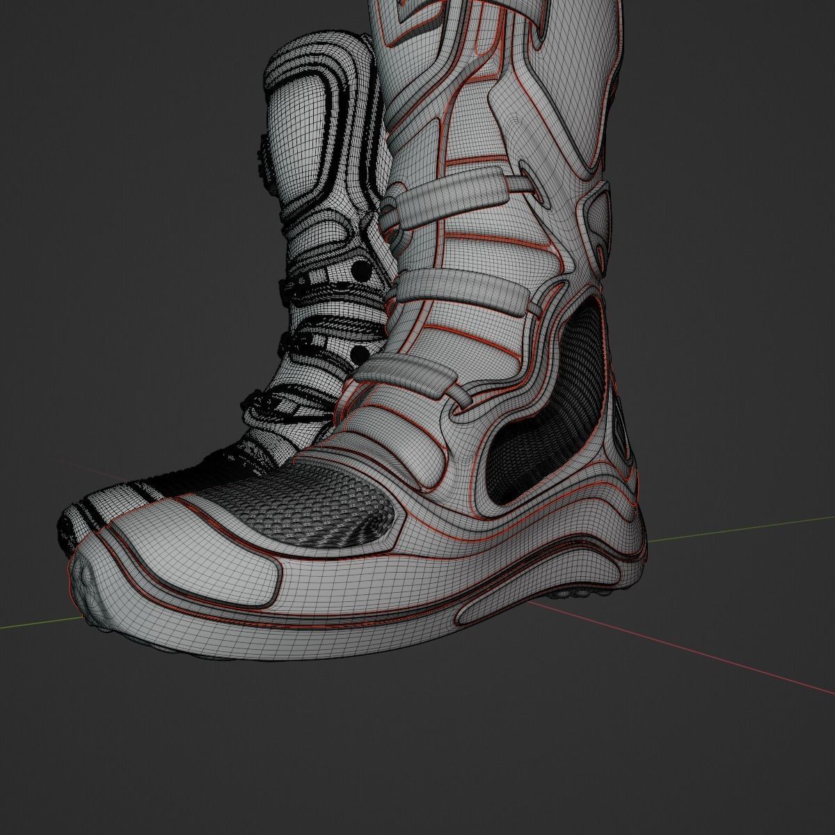 Extreme Boots 3D model | CGTrader
