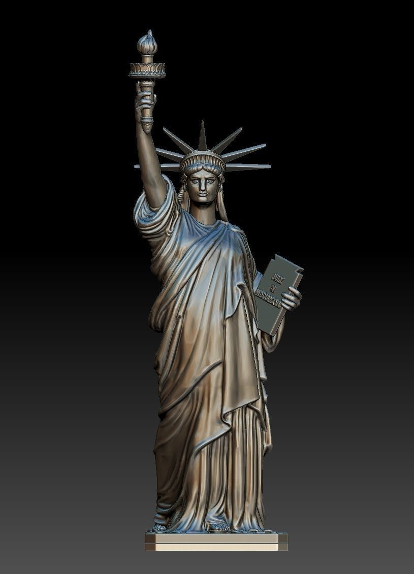 The Statue of Liberty 3D model 3D printable | CGTrader