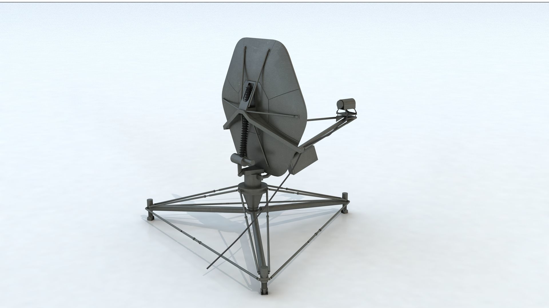 Reacher Satellite Ground Terminal 3D model | CGTrader
