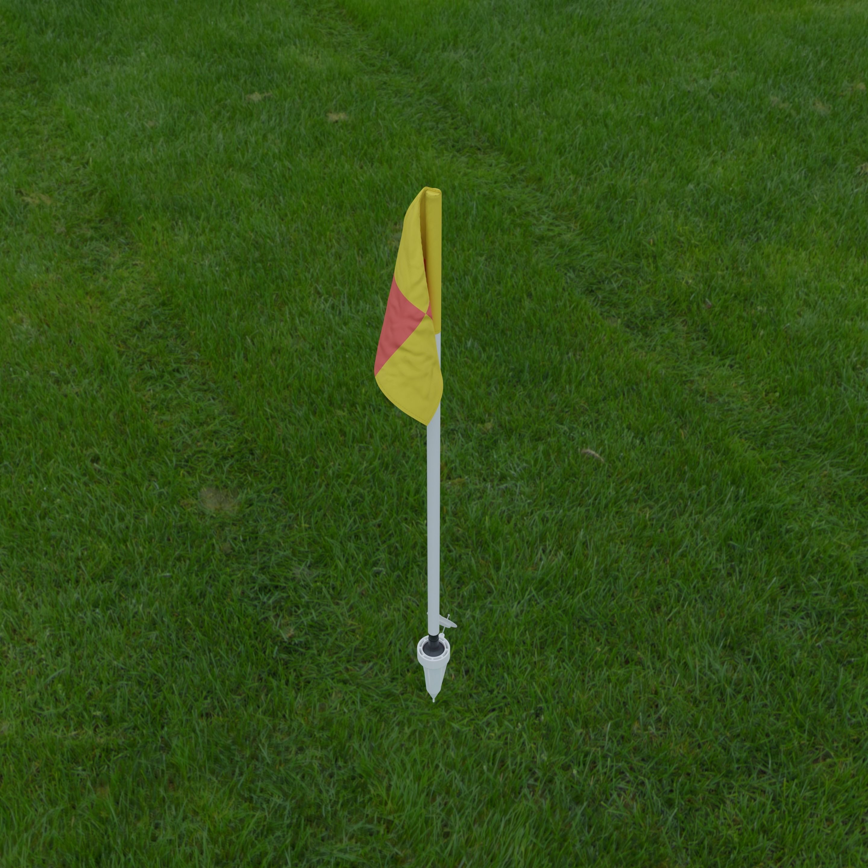 3D model Stadium flexible corner flag VR / AR / low-poly | CGTrader