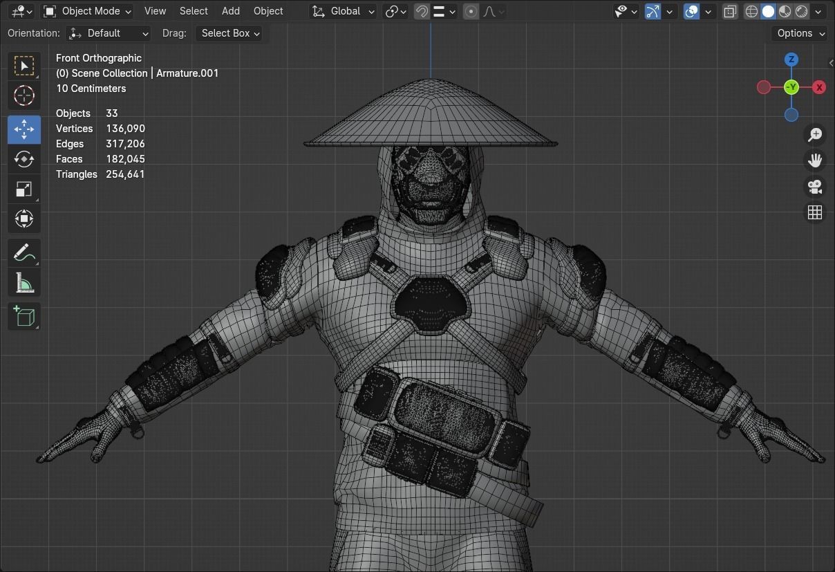 Cyberpunk Character Cyber Seeker 3D model rigged | CGTrader