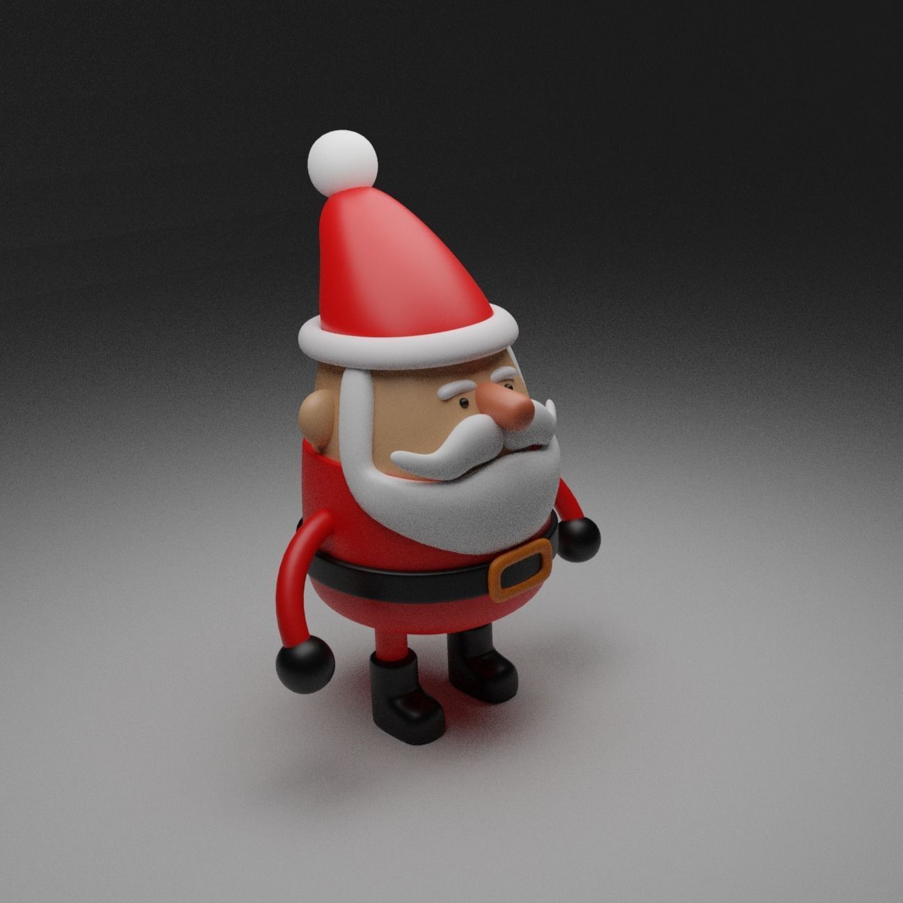 Santa Cluse Christmas Tree decoration free 3D model | CGTrader