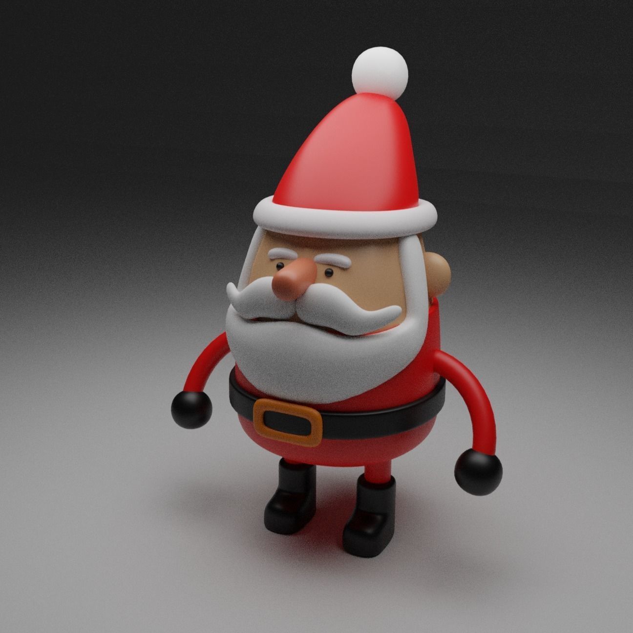 Santa Cluse Christmas Tree decoration free 3D model | CGTrader