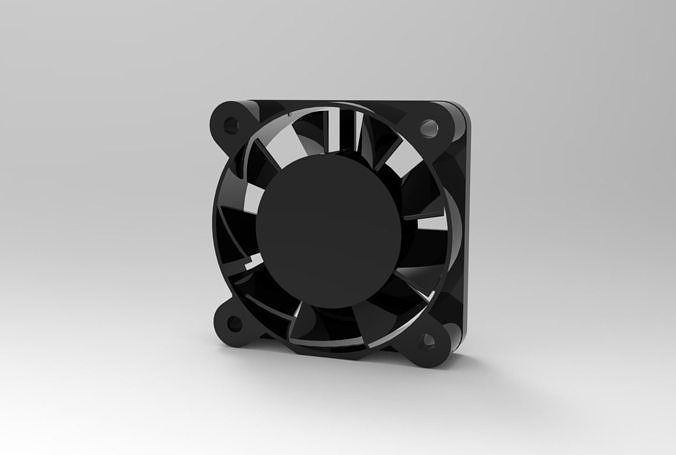 Fan 50mm 3D model | CGTrader