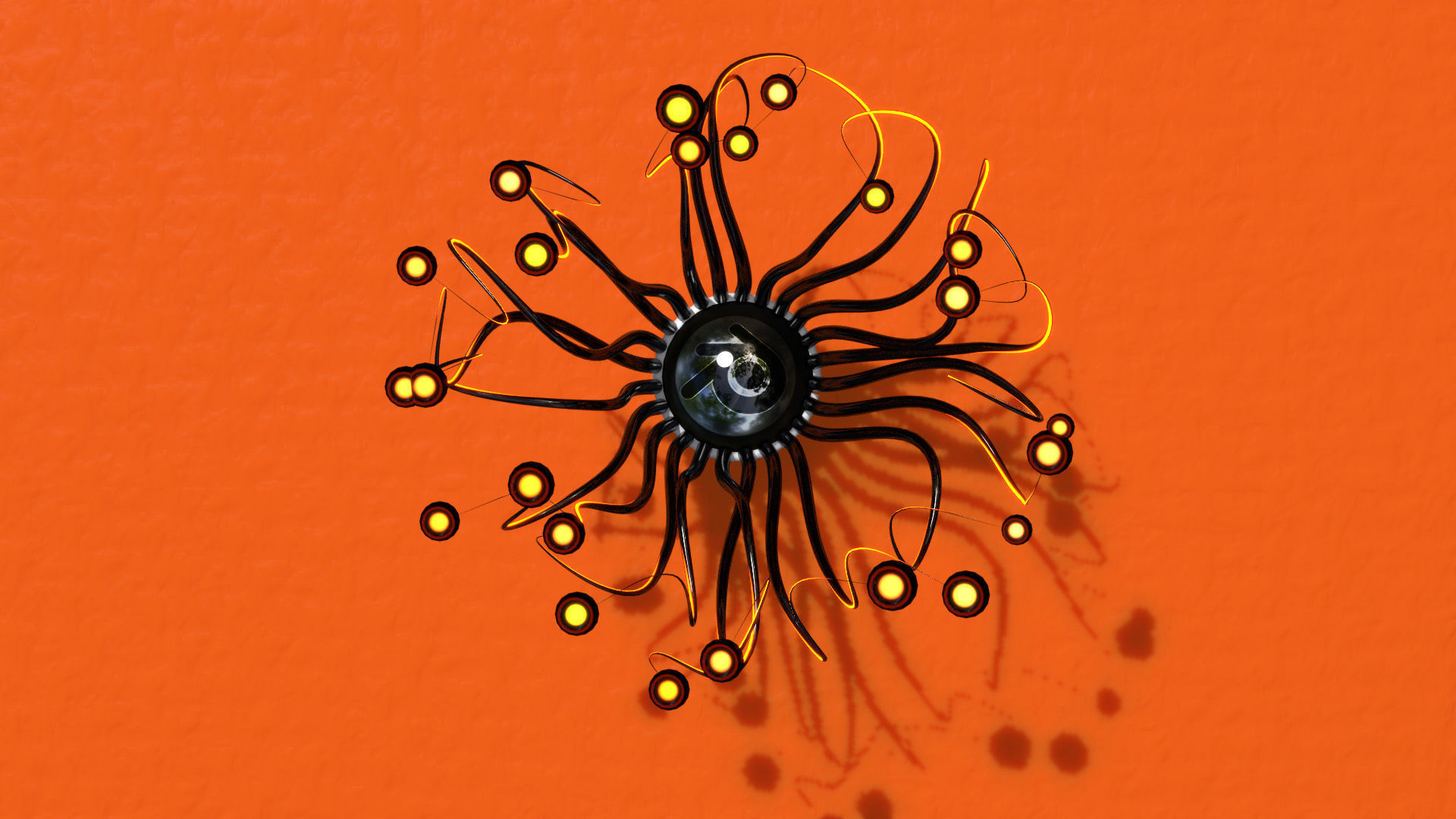 The flower - Curl noise based audioreactive setup 3D model | CGTrader