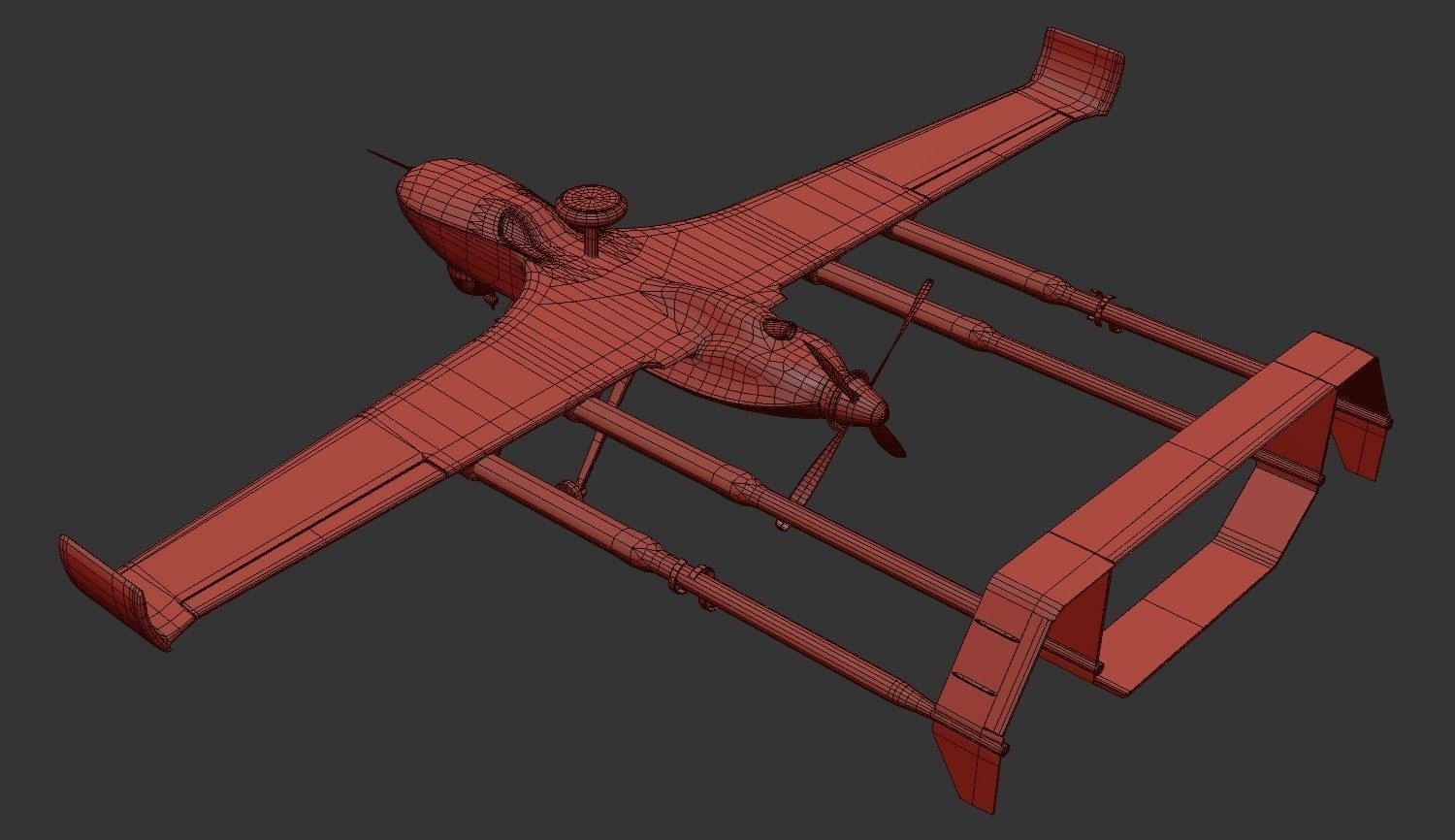 3D model Military Spy UAV VR / AR / low-poly | CGTrader