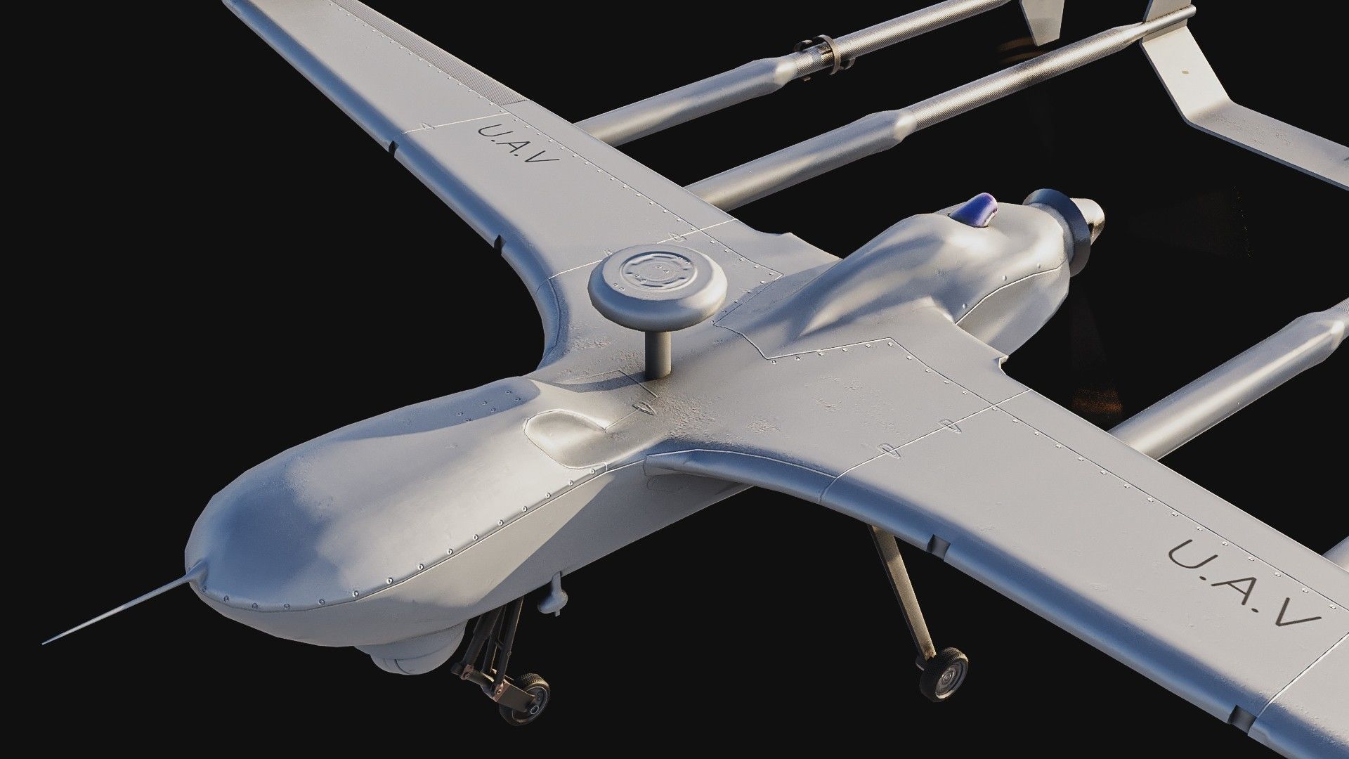 3D model Military Spy UAV VR / AR / low-poly | CGTrader