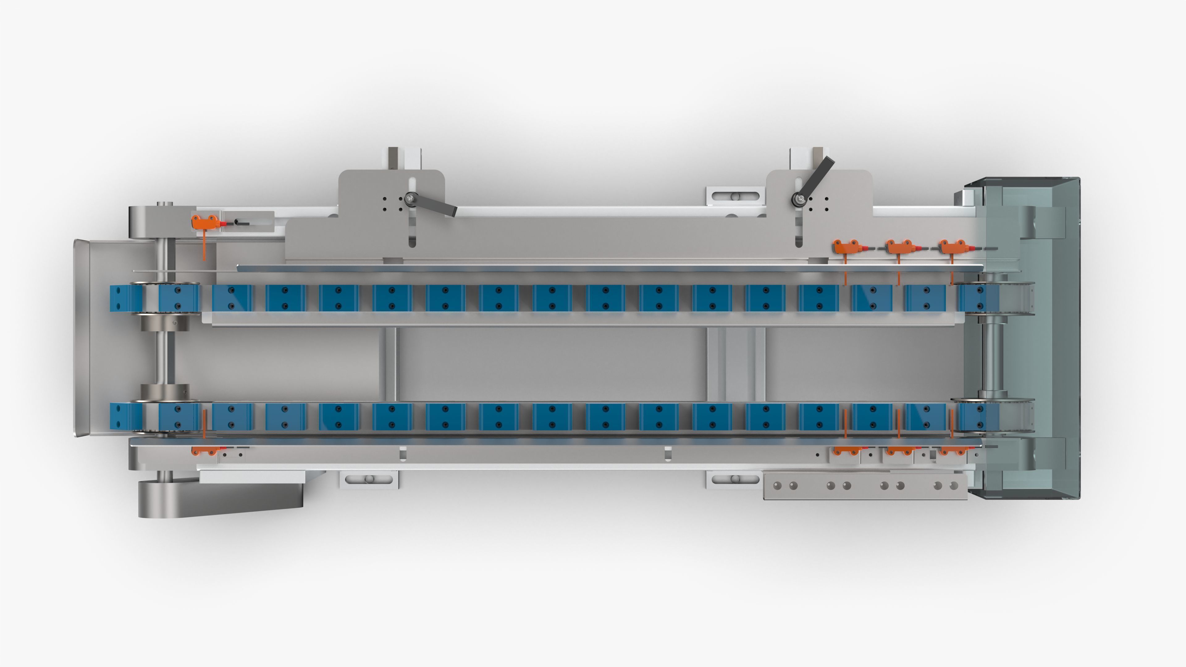 Belt Conveyor Line free 3D model | CGTrader