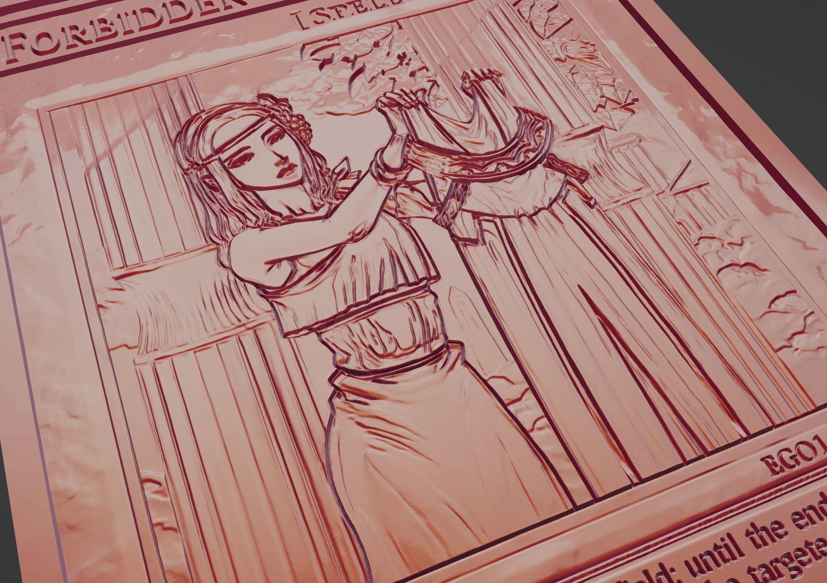 forbidden dress - yugioh free 3D model 3D printable | CGTrader