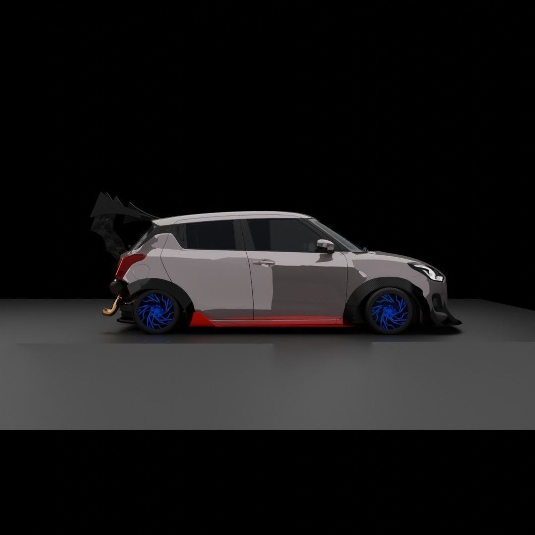 maruti swift free VR / AR / low-poly 3D model rigged | CGTrader