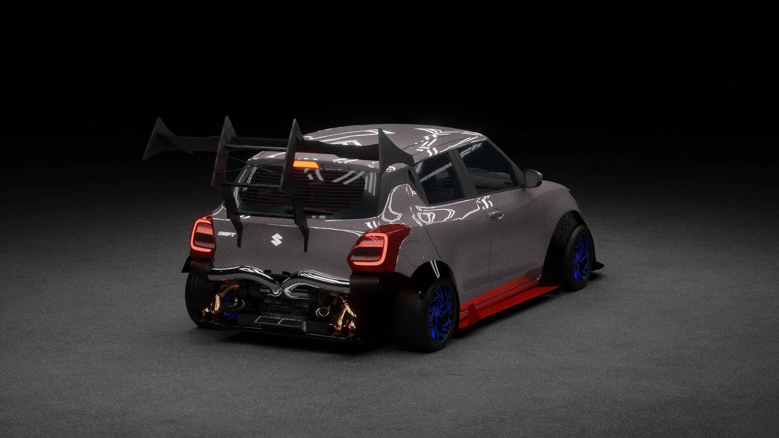 maruti swift free VR / AR / low-poly 3D model rigged | CGTrader