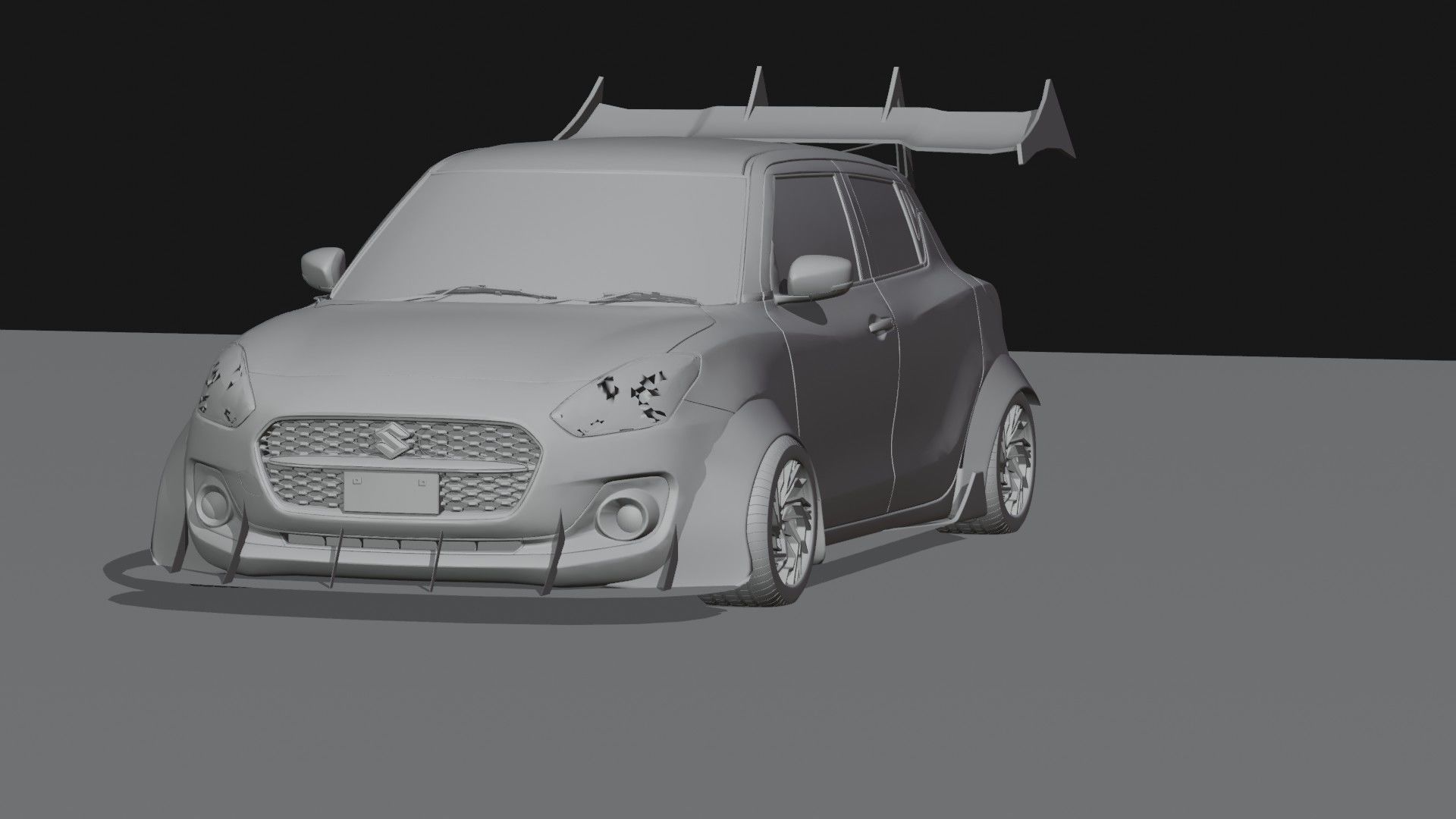 maruti swift free VR / AR / low-poly 3D model rigged | CGTrader