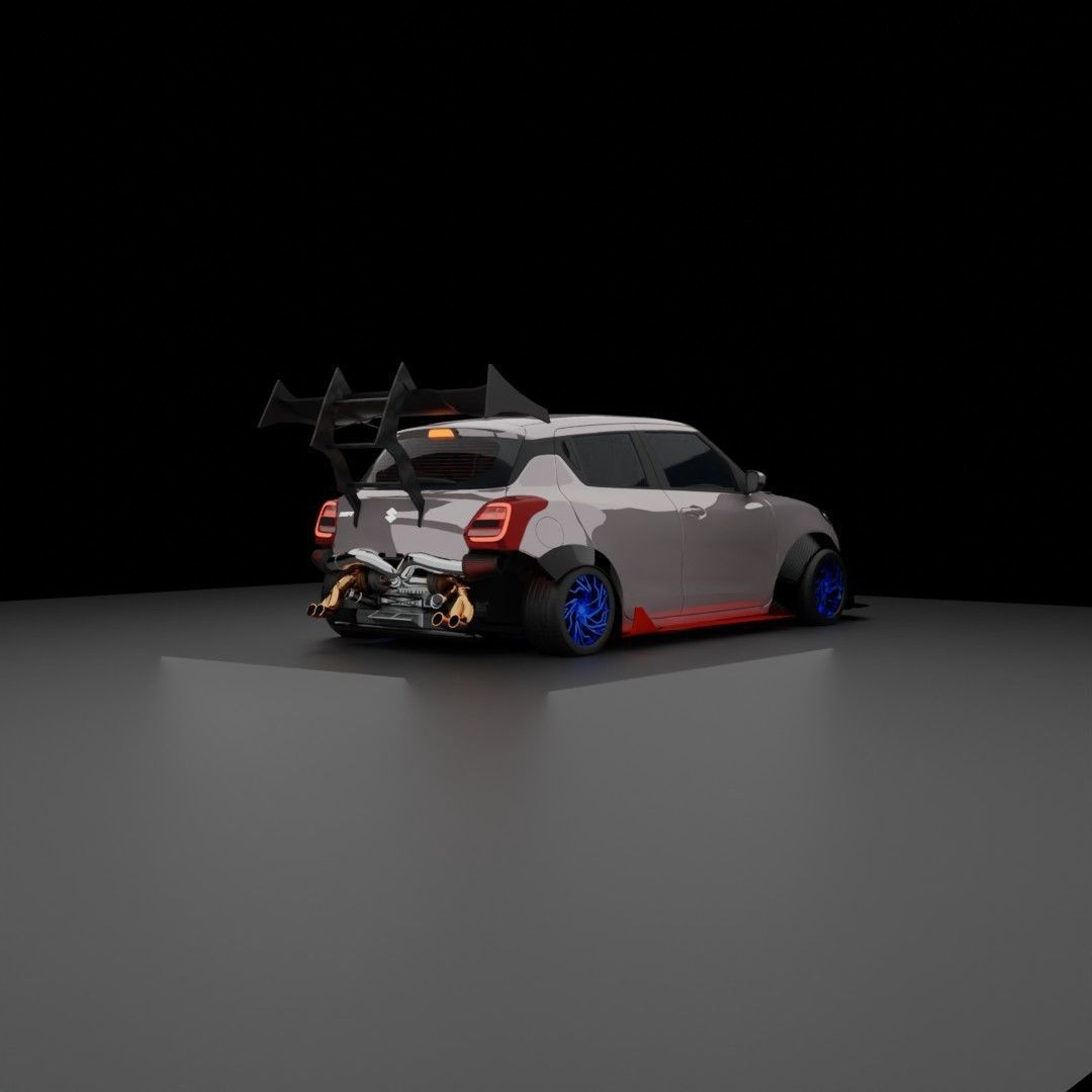 maruti swift free VR / AR / low-poly 3D model rigged | CGTrader