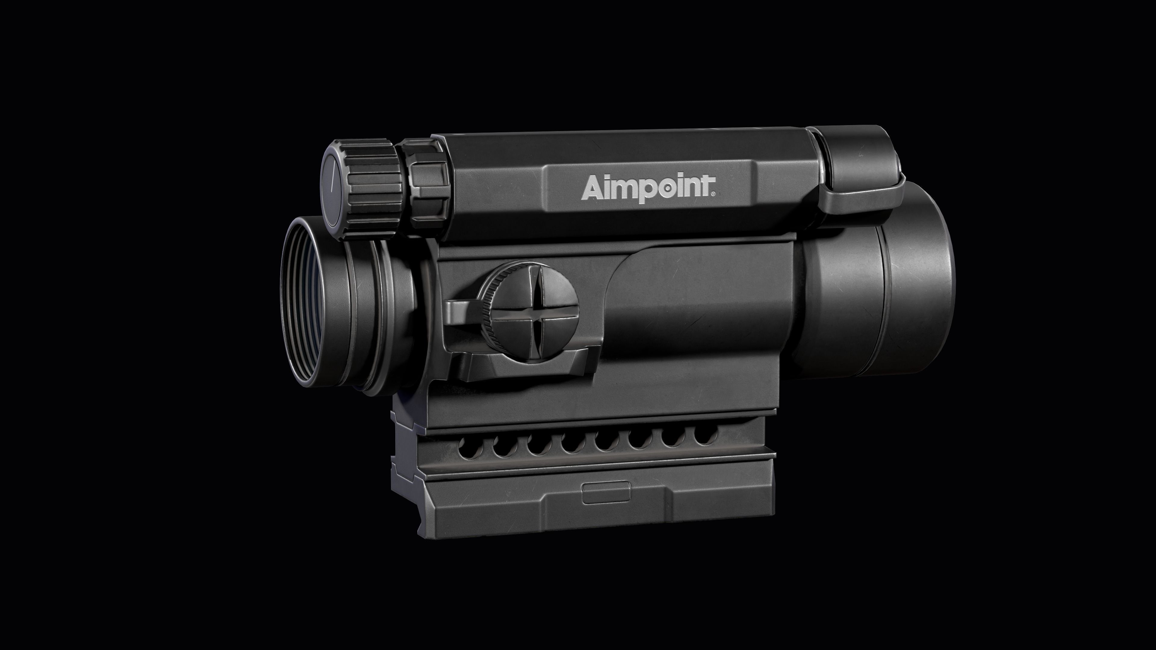 3D model Red Dot Reflex Sight Aimpoint CompM4 VR / AR / low-poly | CGTrader