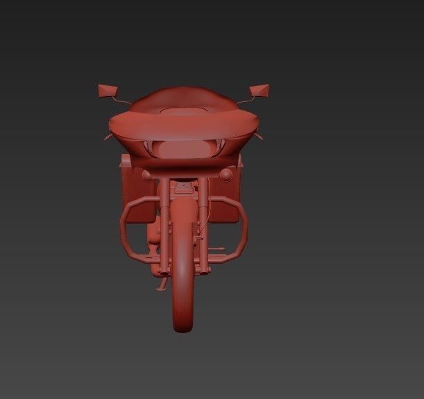 Cruiser Batwing Motorcycle 3D Model 3D model | CGTrader