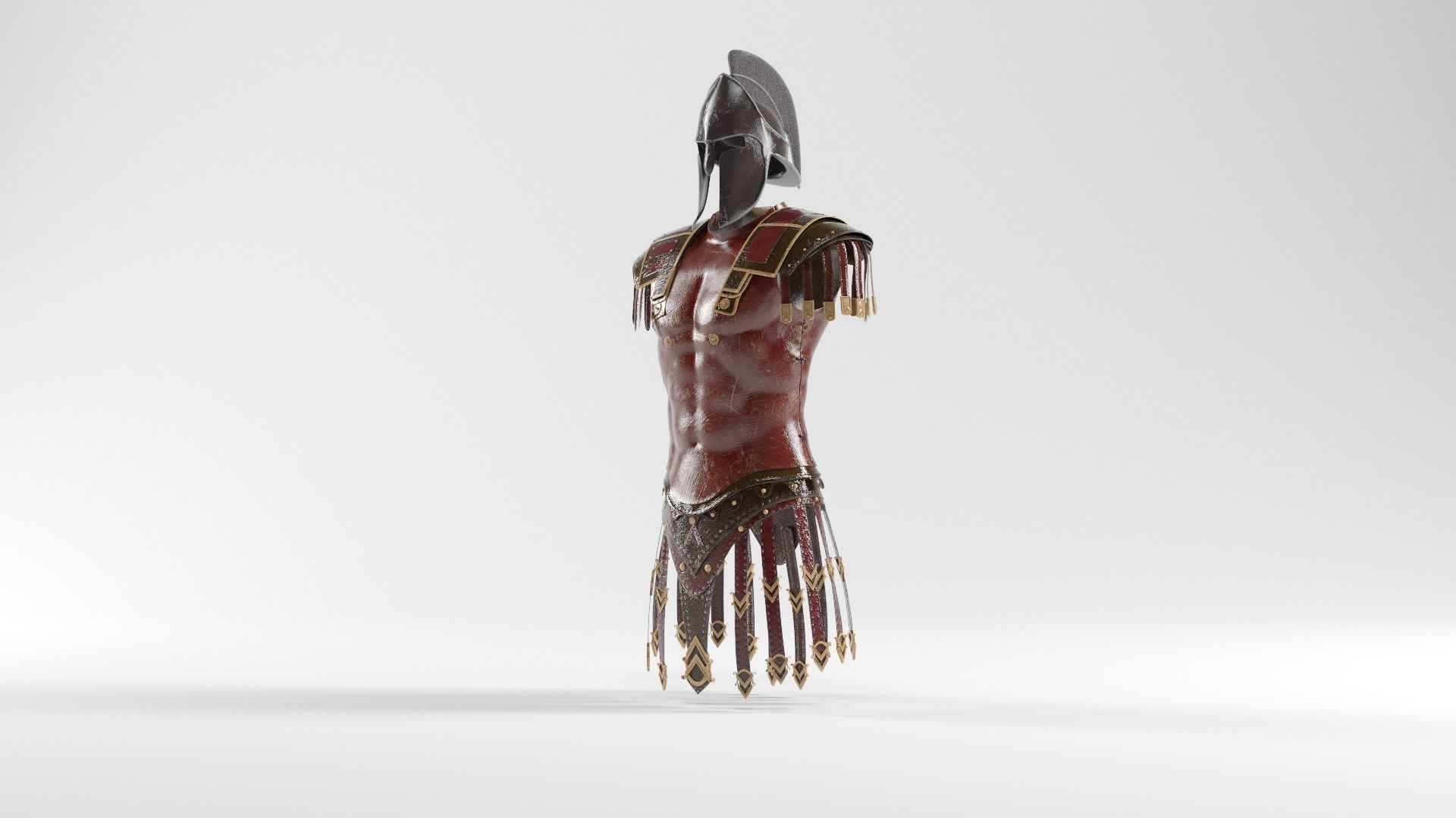 3D model Spartan Warrior Suit 3D Model Set VR / AR / low-poly | CGTrader