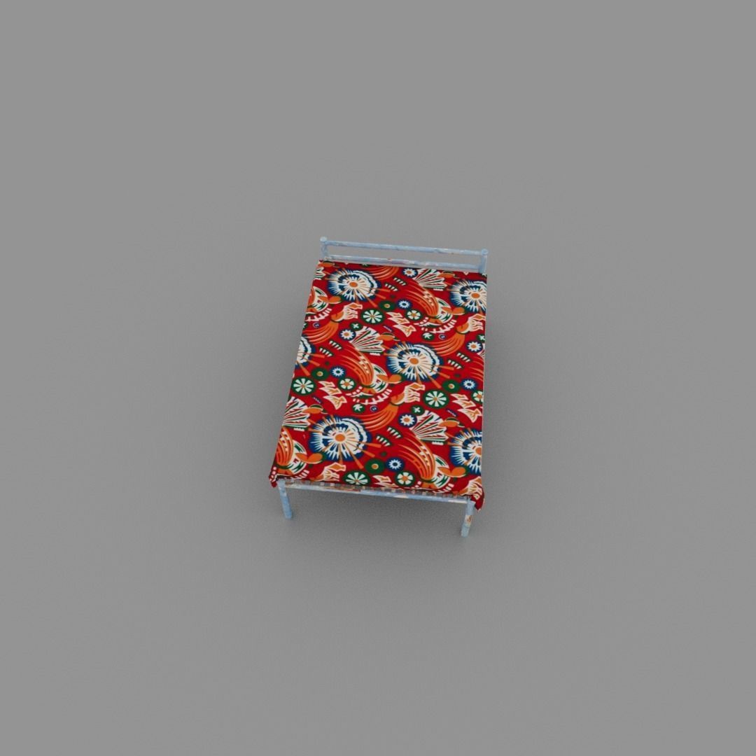 3D model USSR bed VR / AR / low-poly | CGTrader