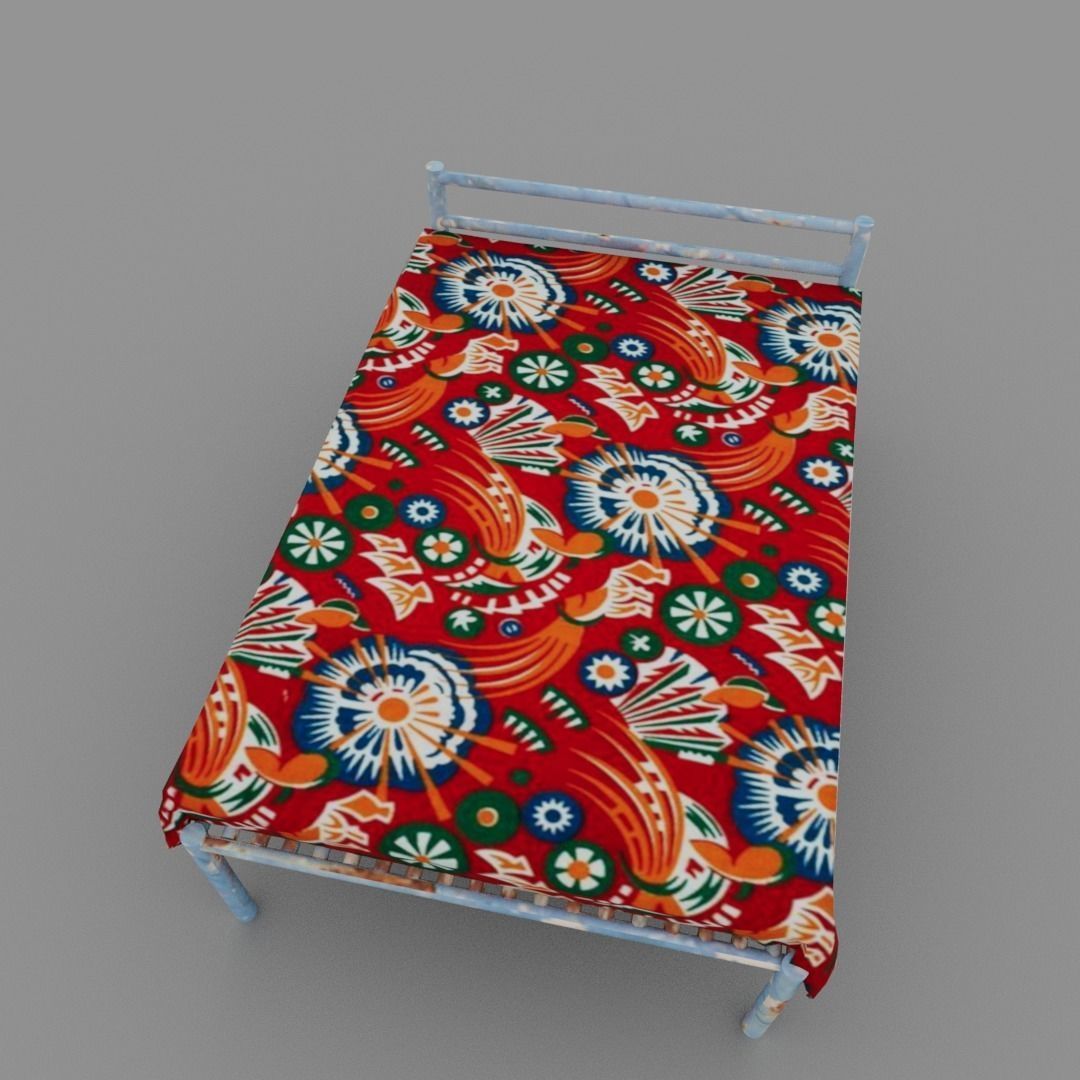3D model USSR bed VR / AR / low-poly | CGTrader