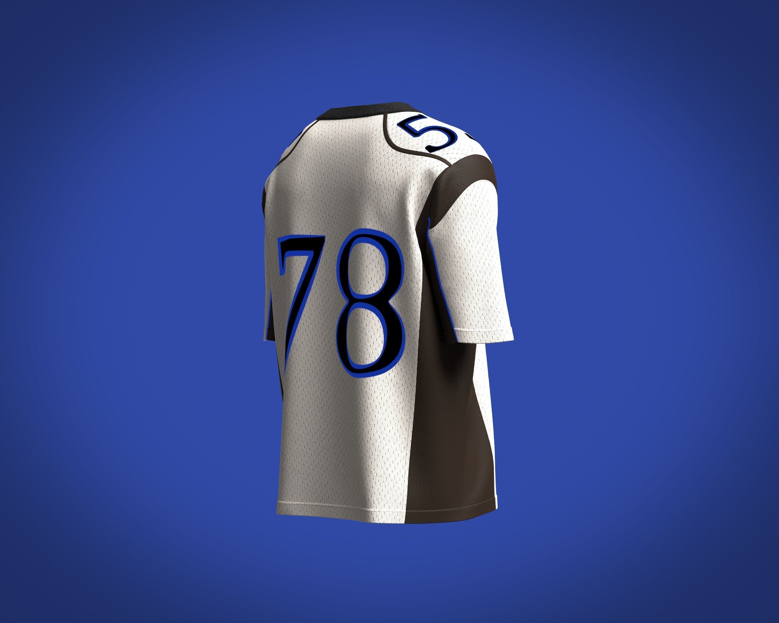 Cut and sew Mens Sports Mesh jersey with Graphics 3D model | CGTrader