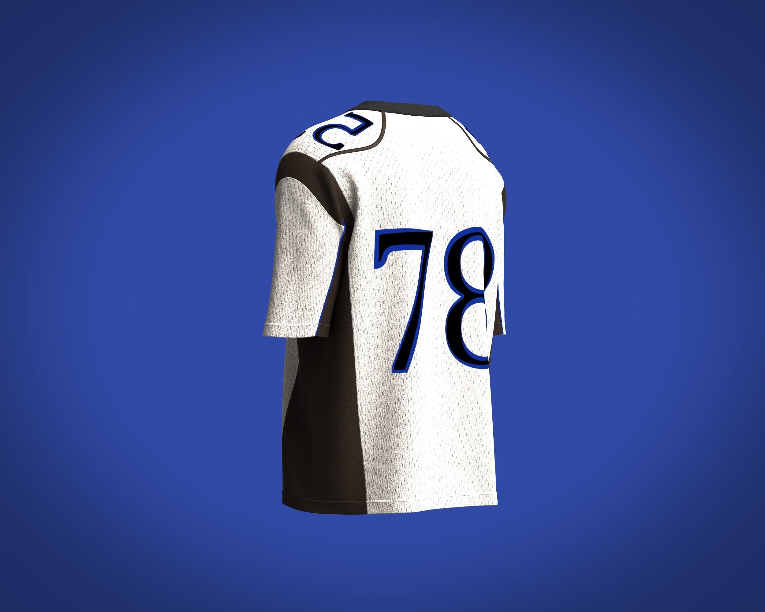 Cut and sew Mens Sports Mesh jersey with Graphics 3D model | CGTrader
