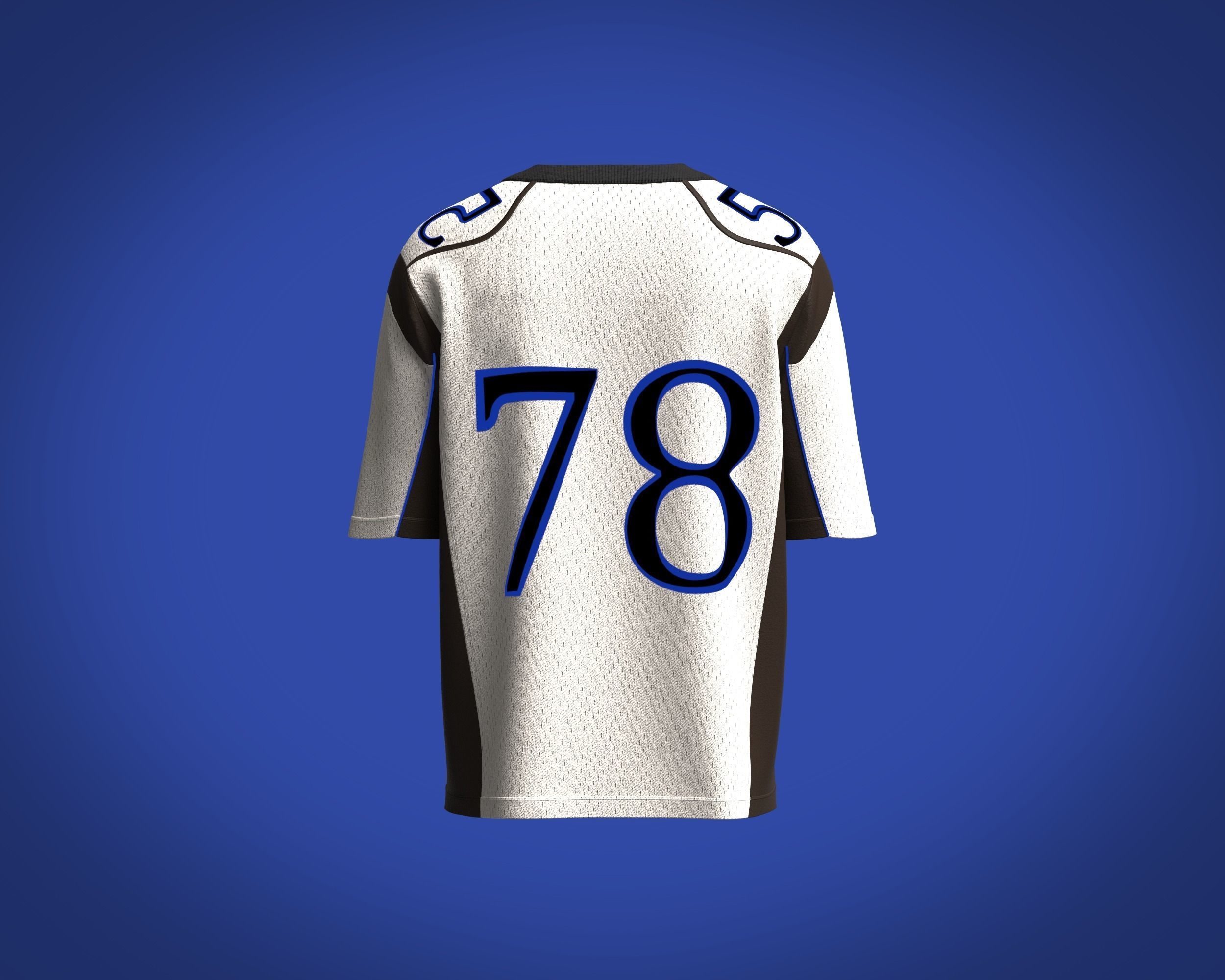 Cut and sew Mens Sports Mesh jersey with Graphics 3D model | CGTrader