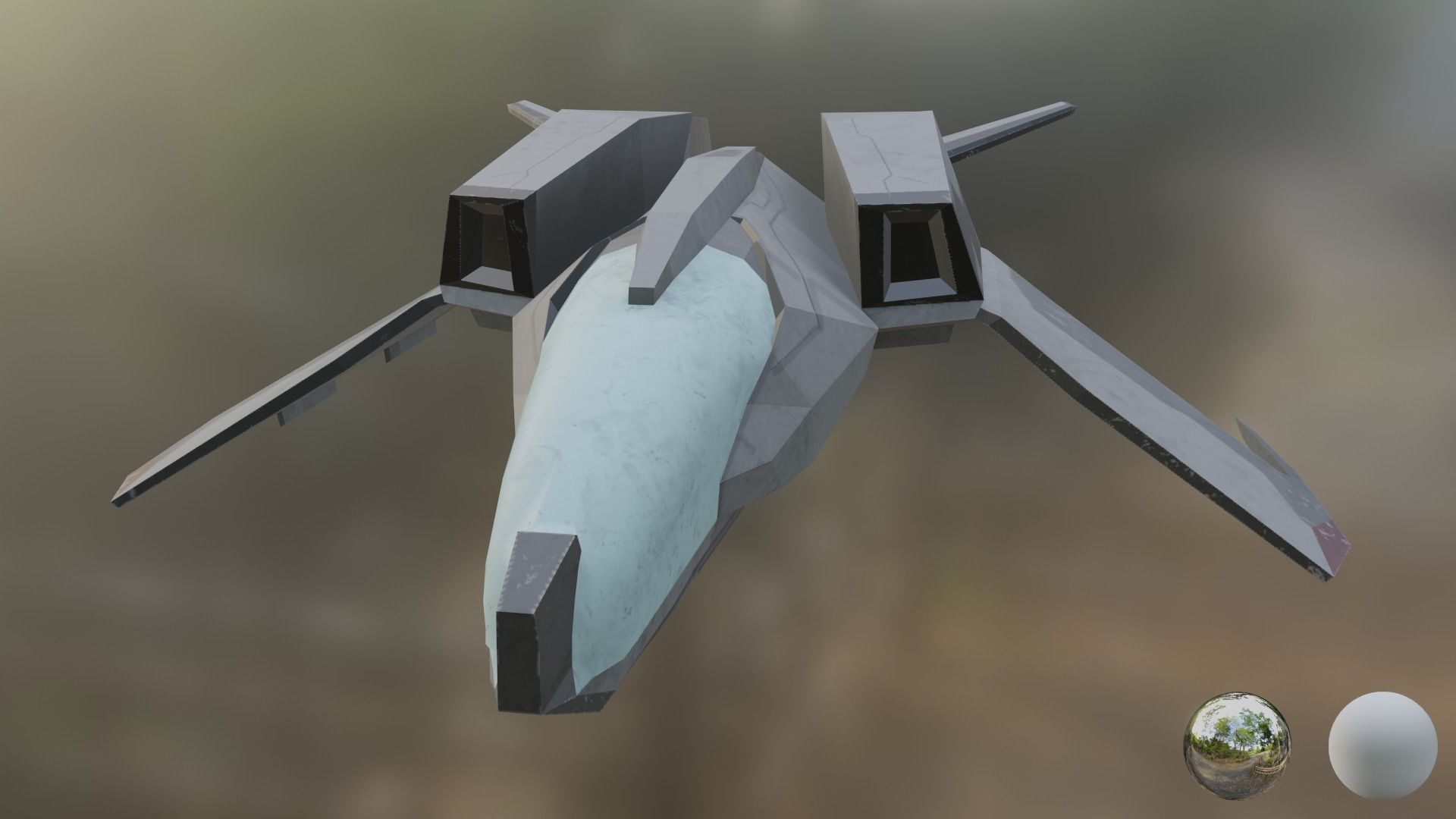 Mustang Alpha 3D model | CGTrader